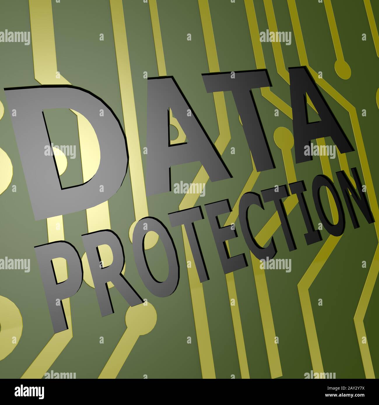 PCB Board with data protection Stock Photo - Alamy