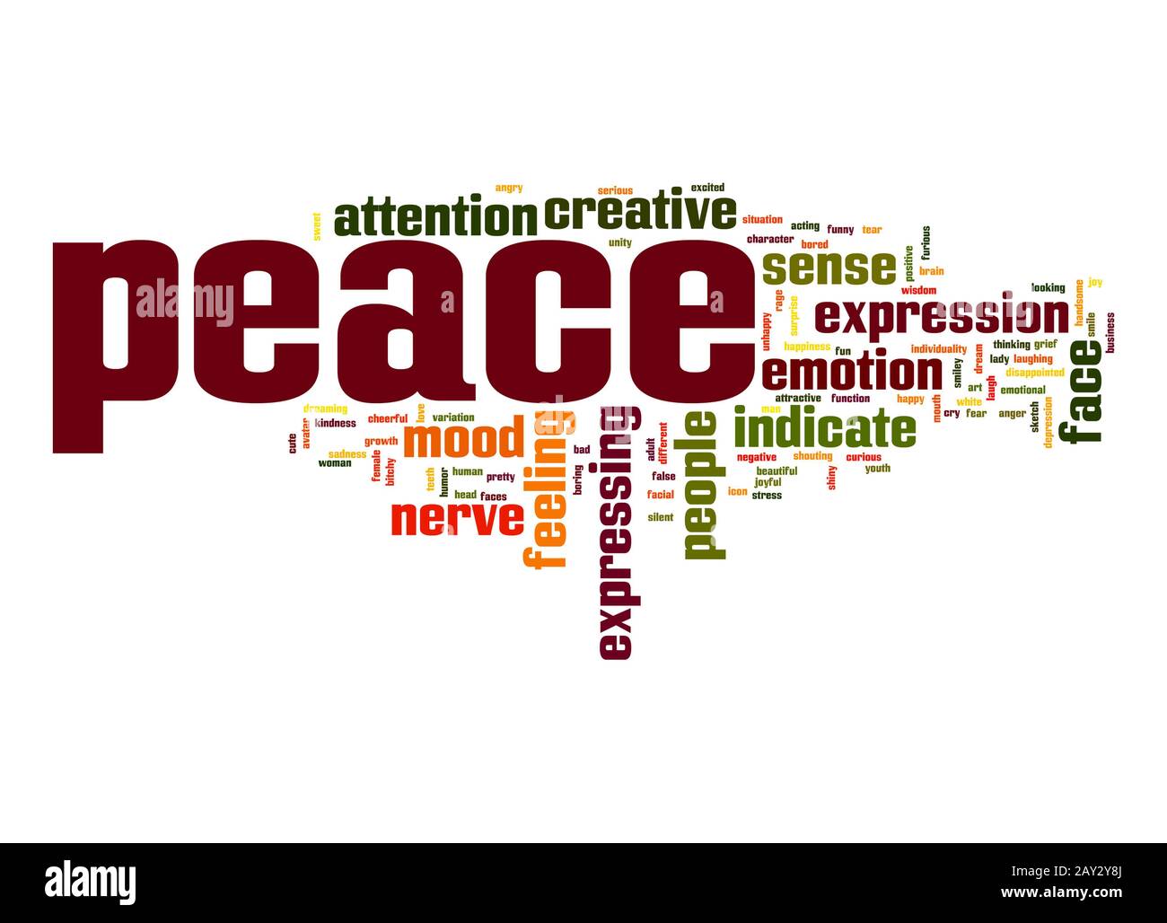 Text peace Cut Out Stock Images & Pictures - Alamy