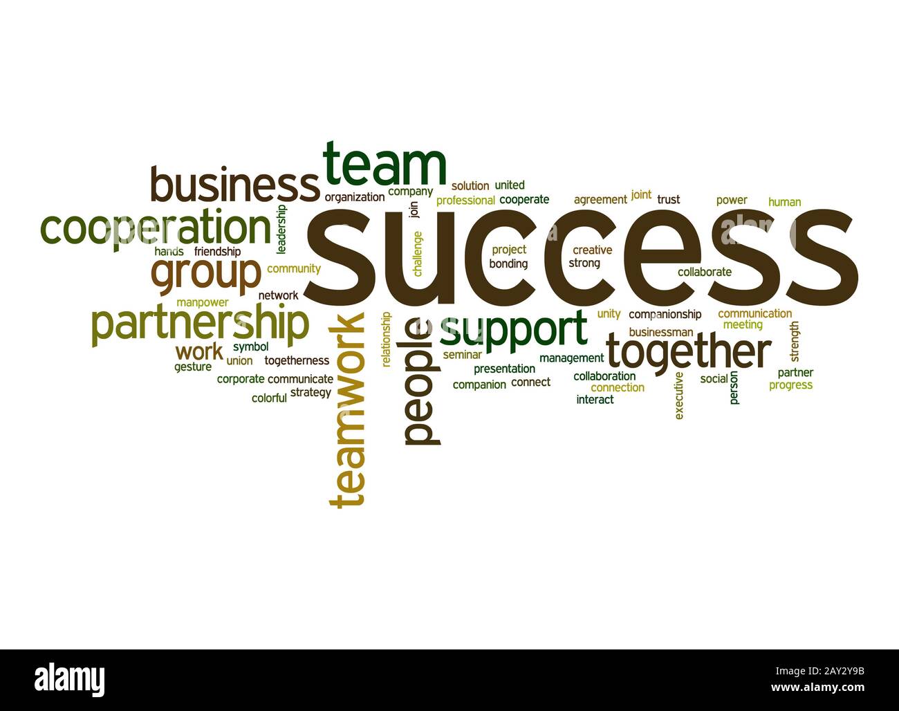 Success word cloud Stock Photo - Alamy