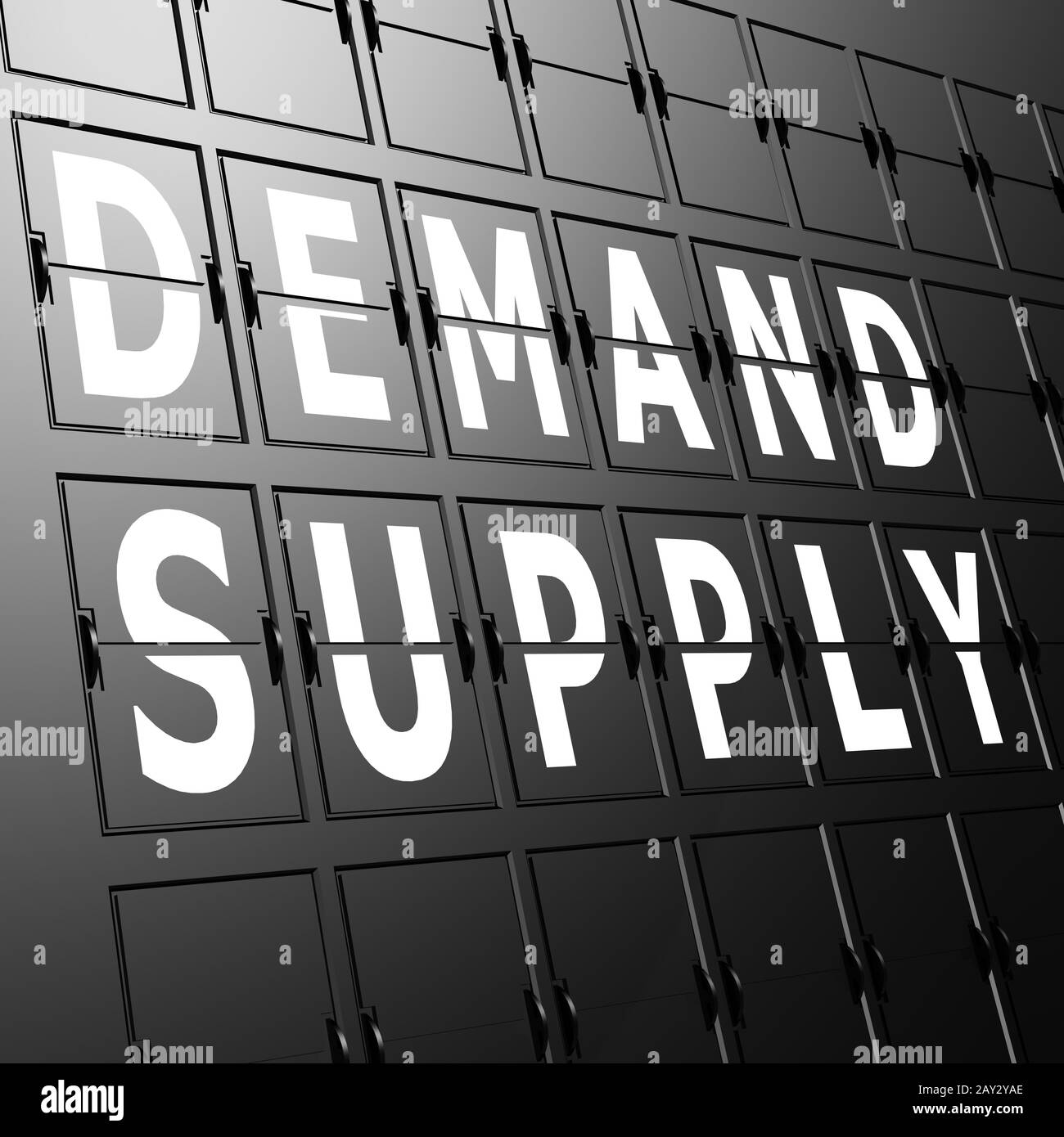 Supply and demand Black and White Stock Photos & Images - Alamy