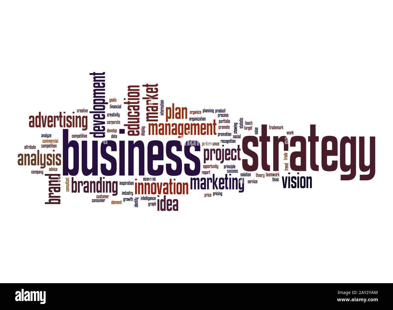 Strategy word Cut Out Stock Images & Pictures - Alamy