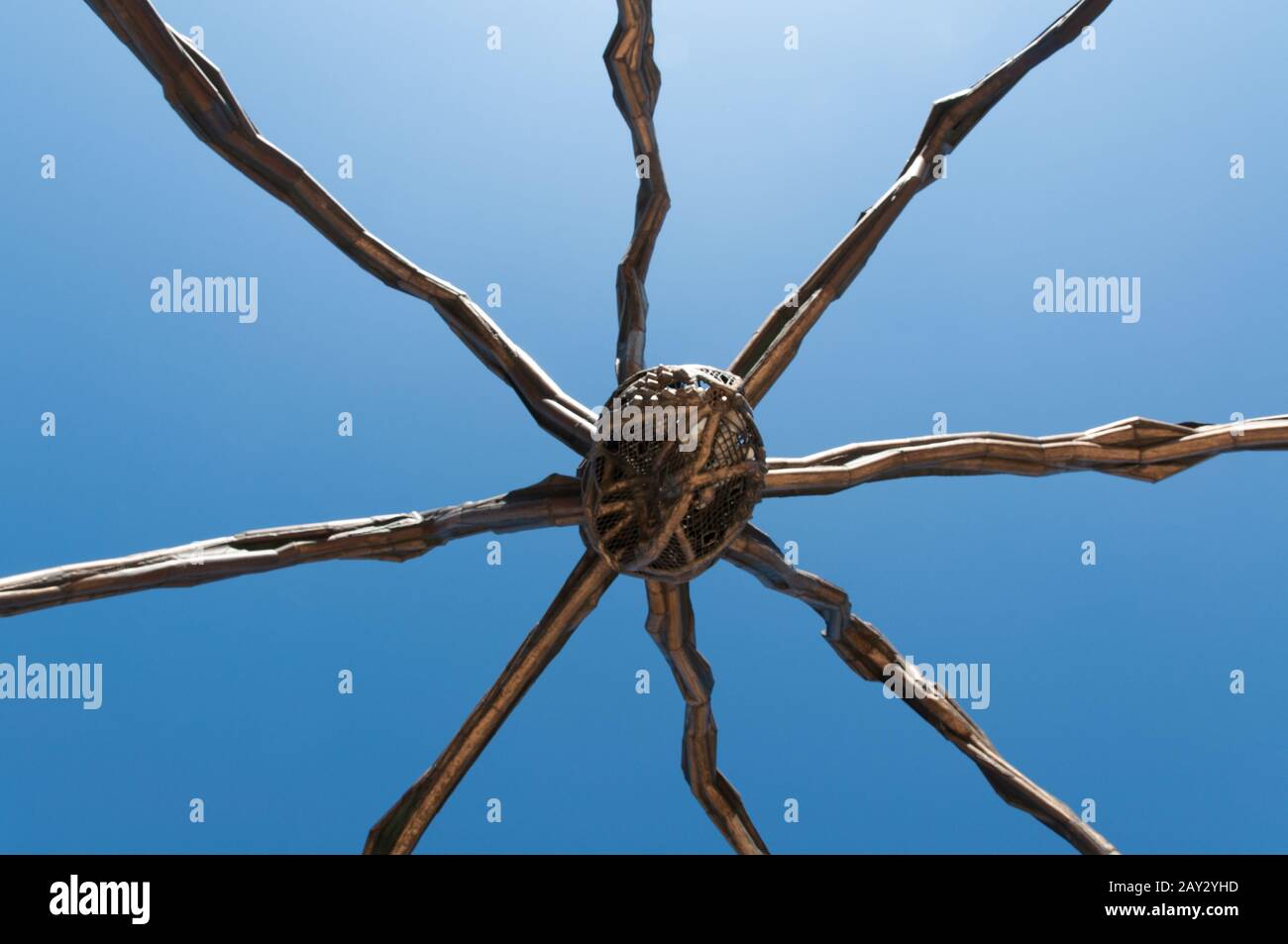 The spider sculpture Maman by Louise Bourgeois. Guggenheim Museum ...