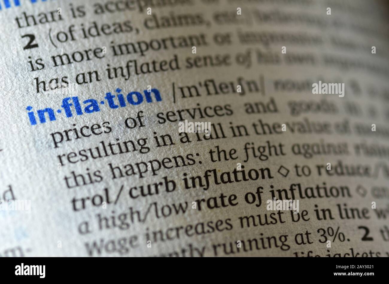 Inflation book hi-res stock photography and images - Alamy