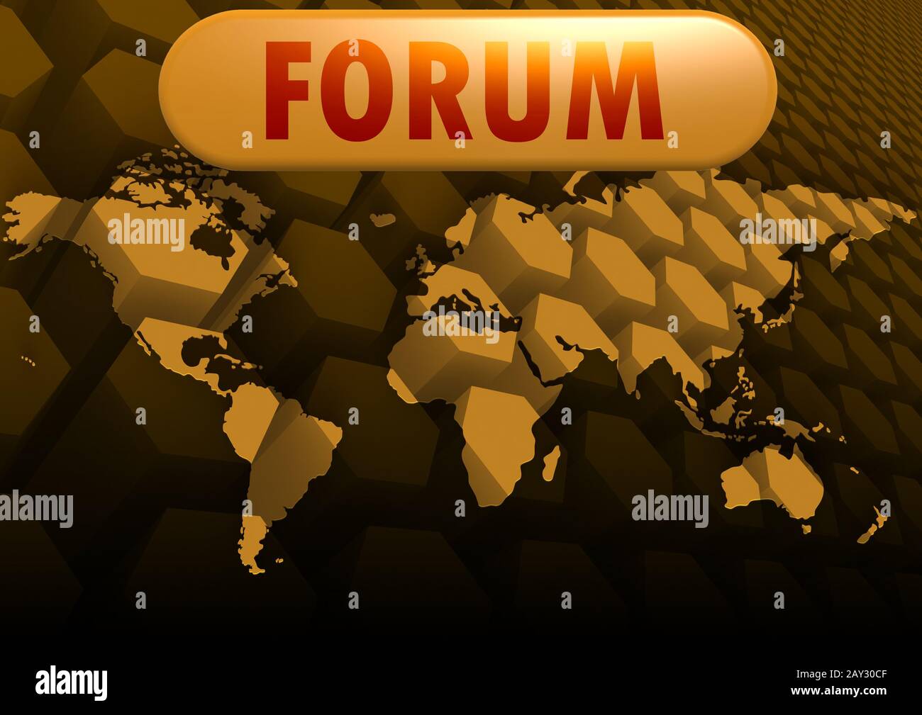 Forum world map Stock Photo - Alamy
