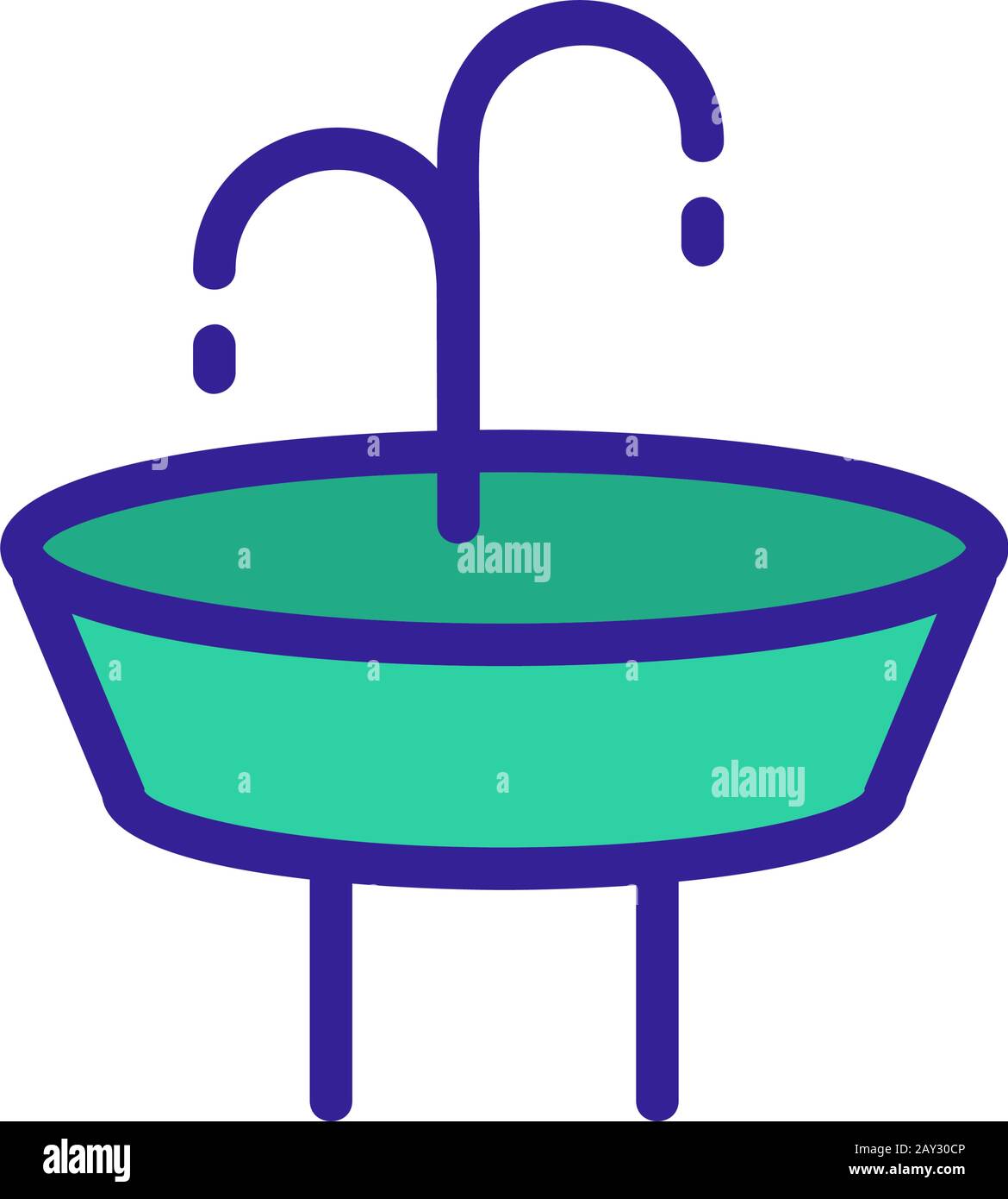 Park drinking fountain Stock Vector Images - Alamy