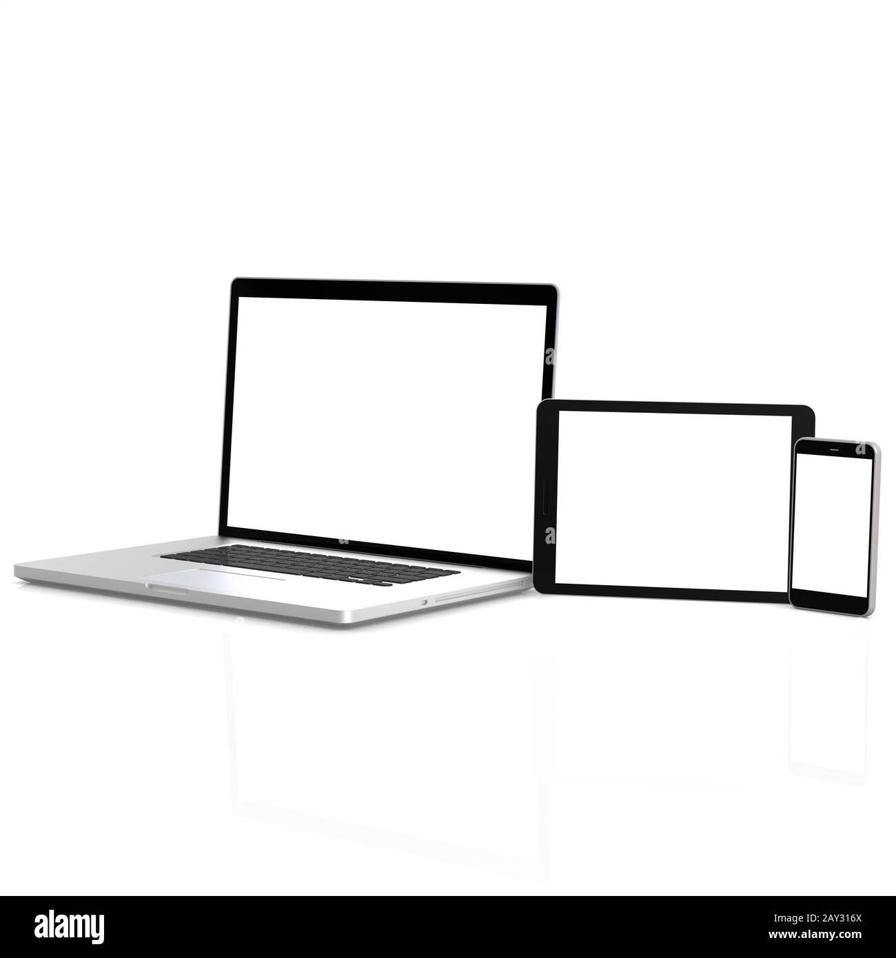 Devices display Cut Out Stock Images & Pictures - Alamy