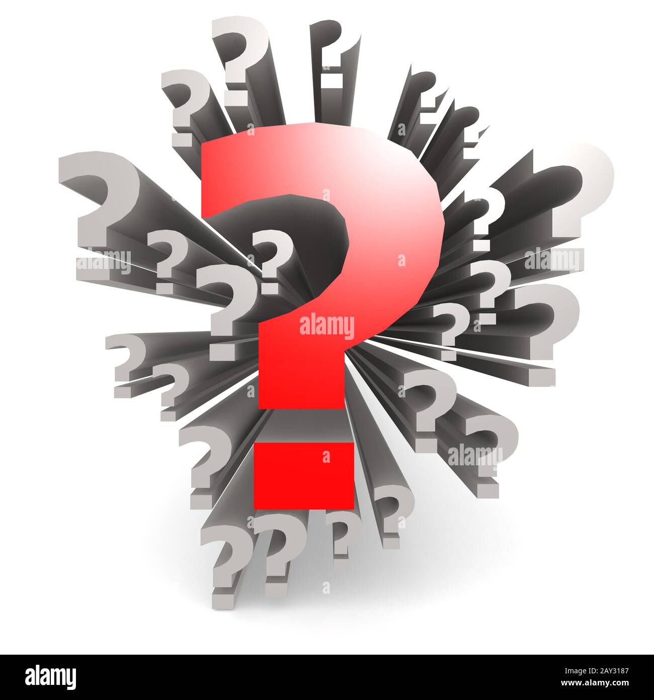 Red question mark Cut Out Stock Images & Pictures - Alamy