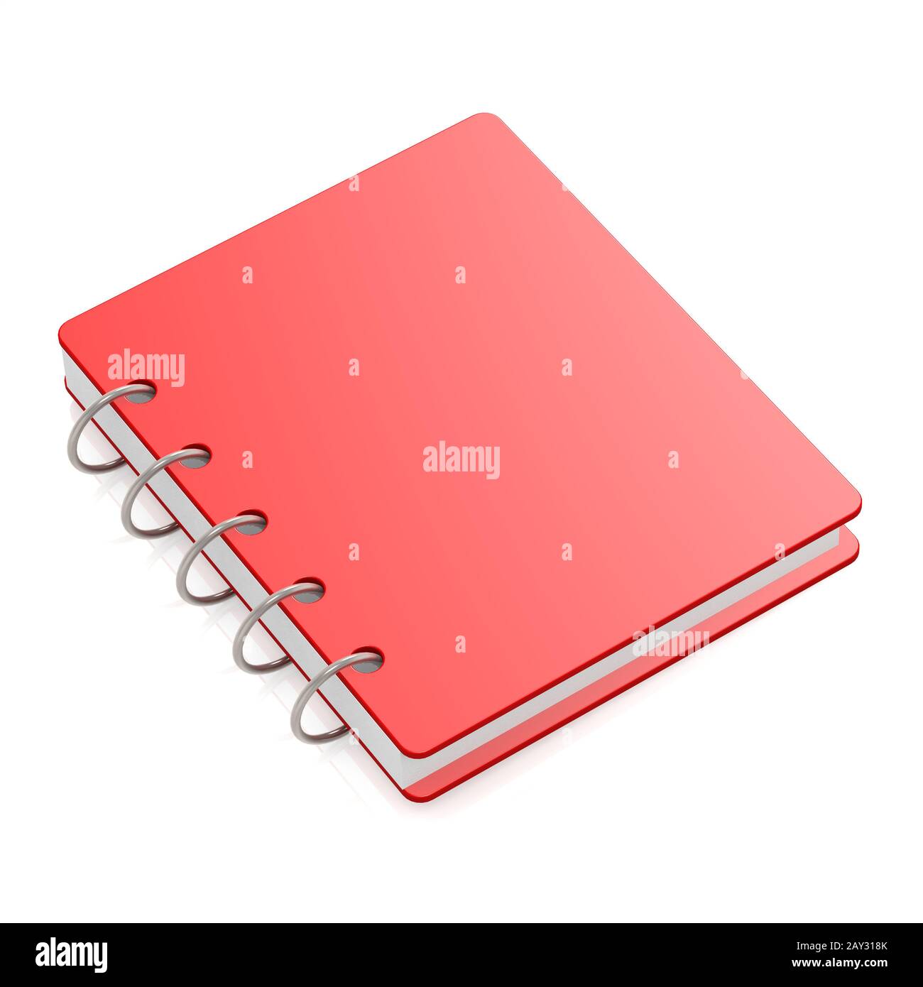 Red hard cover book Stock Photo - Alamy
