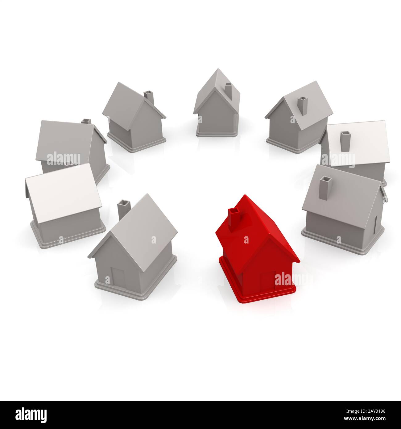 House selection Cut Out Stock Images & Pictures - Alamy