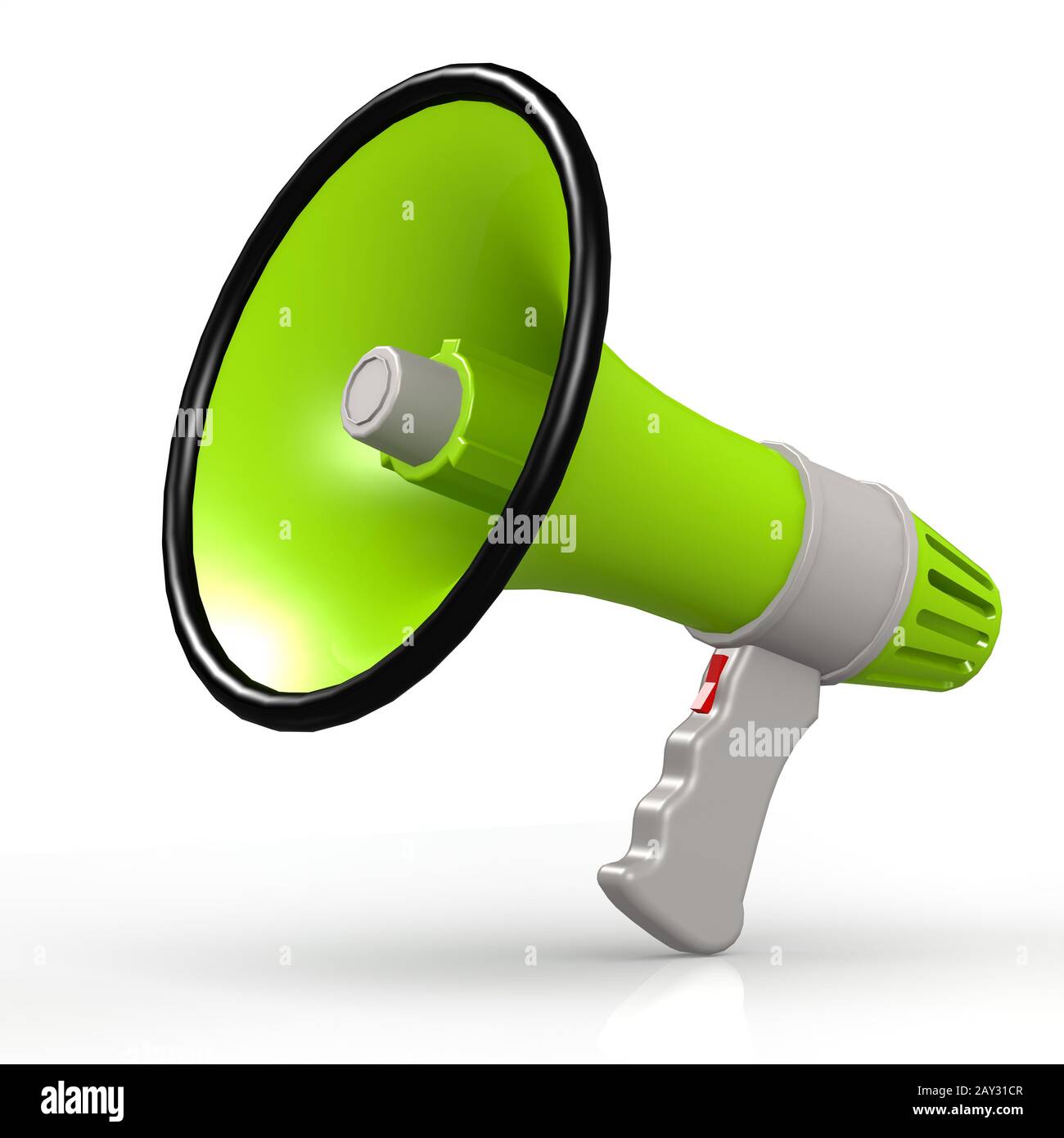 Green megaphone hi-res stock photography and images - Alamy