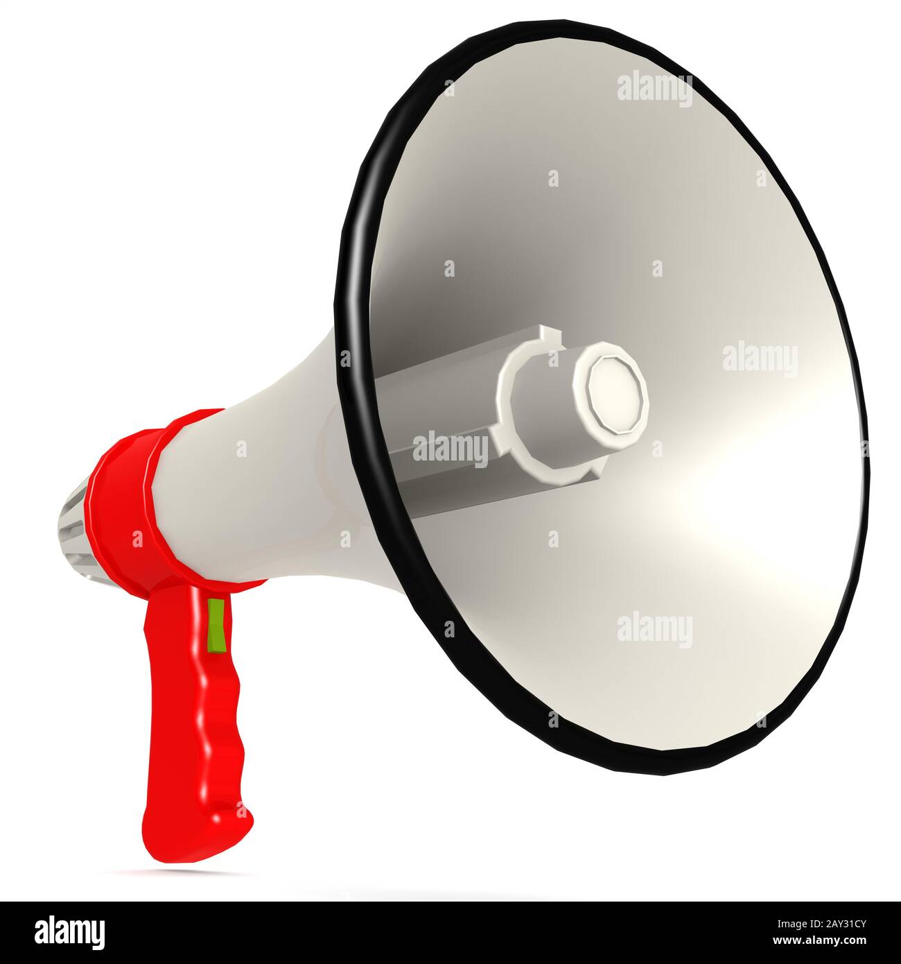 Isolated red megaphone Stock Photo - Alamy