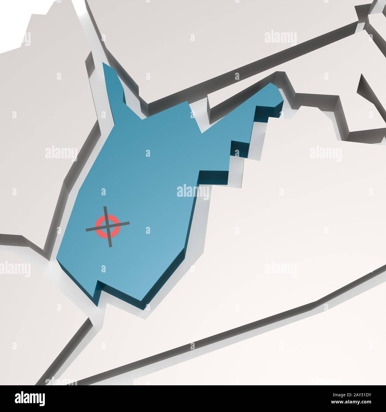 Map of virginia state outline hi-res stock photography and images - Alamy