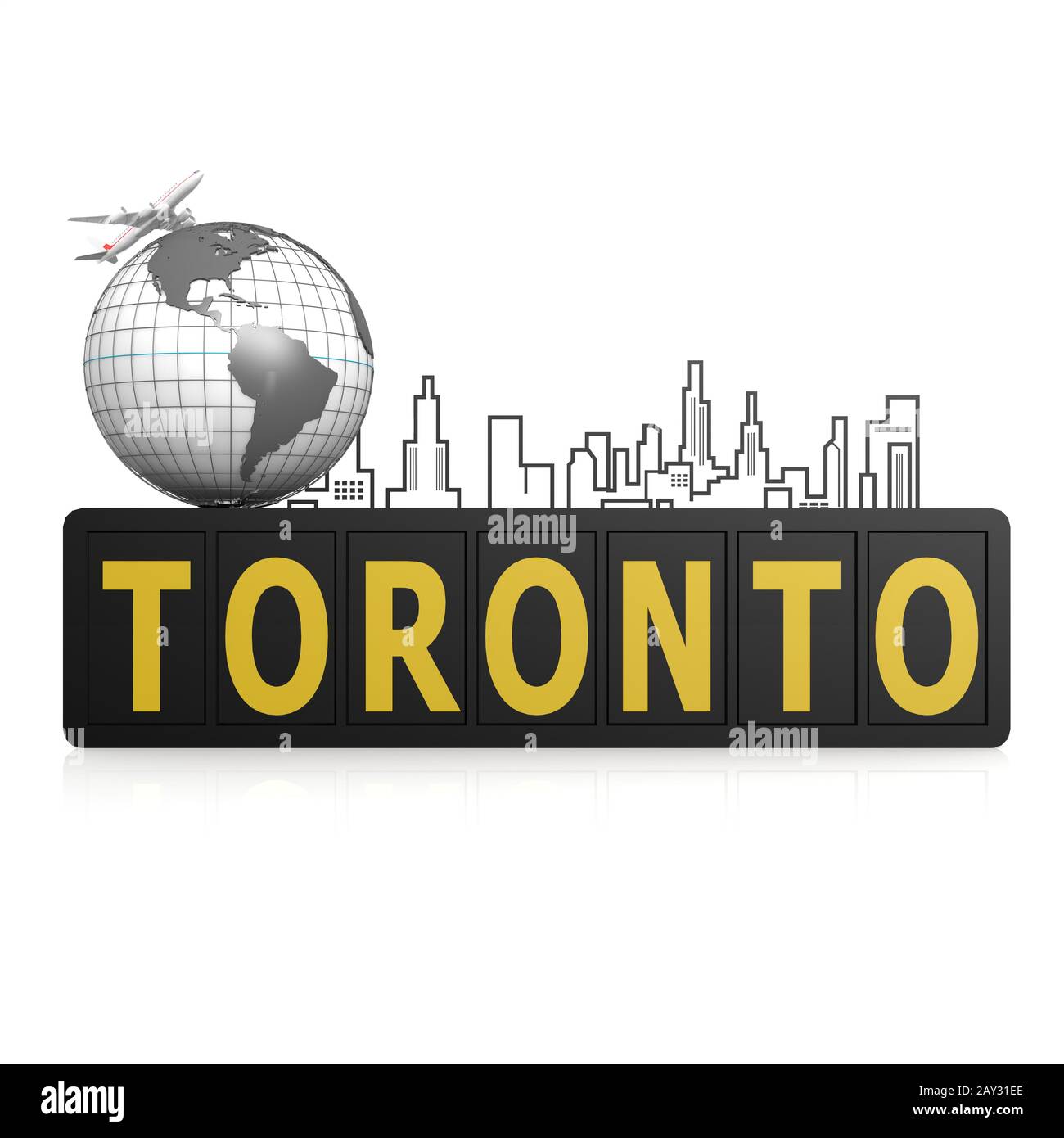 Toronto structure Cut Out Stock Images & Pictures - Alamy