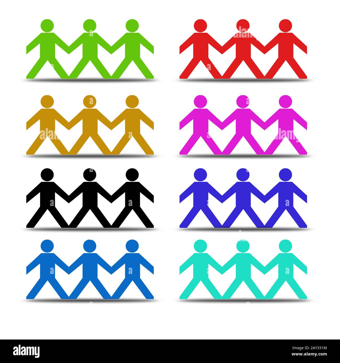 Set hold hand Stock Photo - Alamy