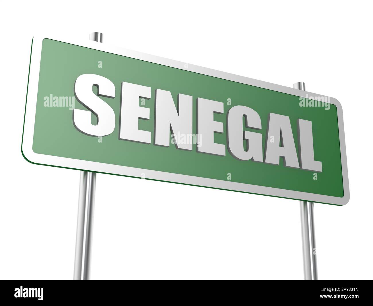 Senegal road sign hi-res stock photography and images - Alamy