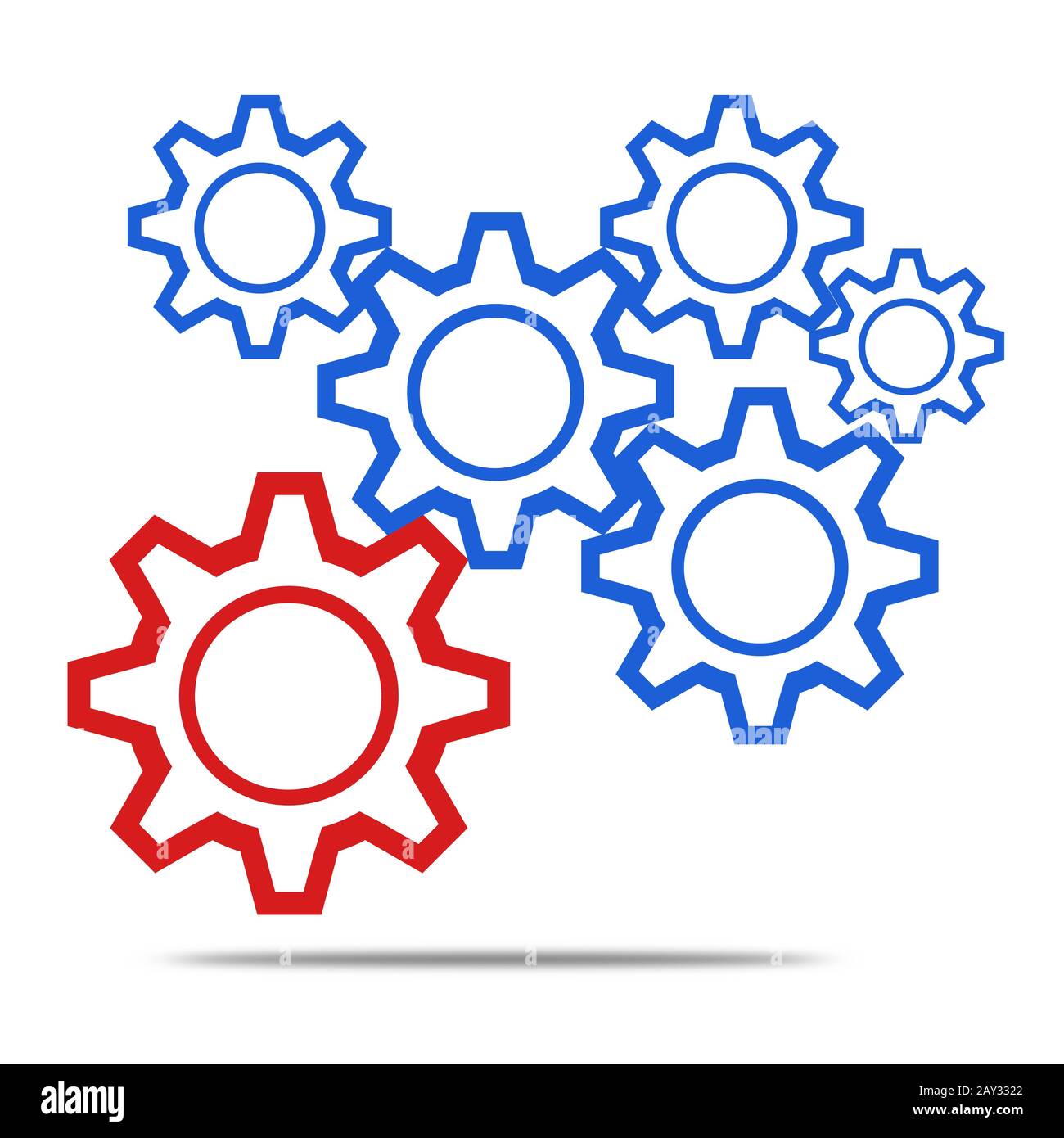 Gear driven circle hi-res stock photography and images - Alamy