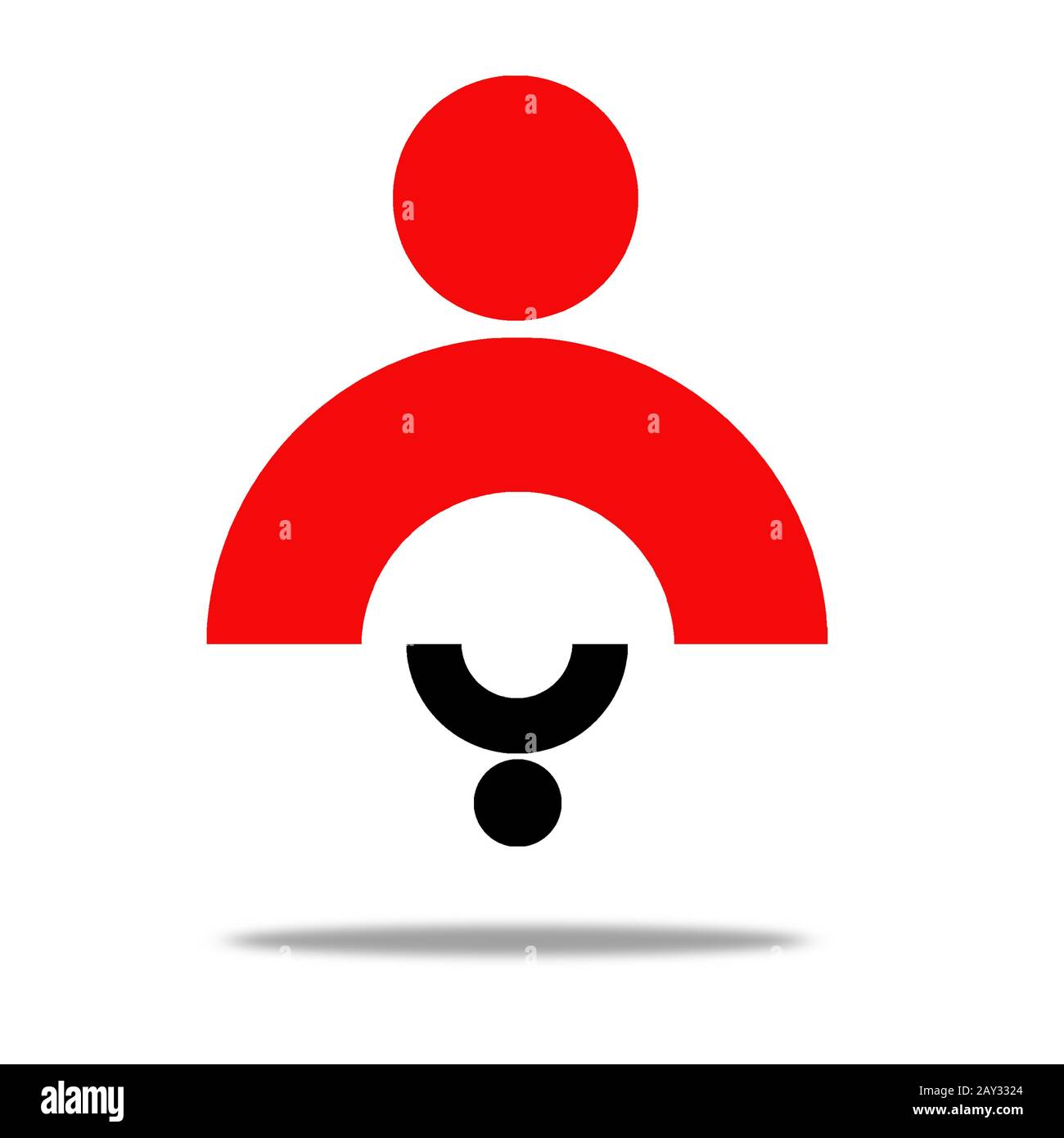 Red over black Stock Photo - Alamy