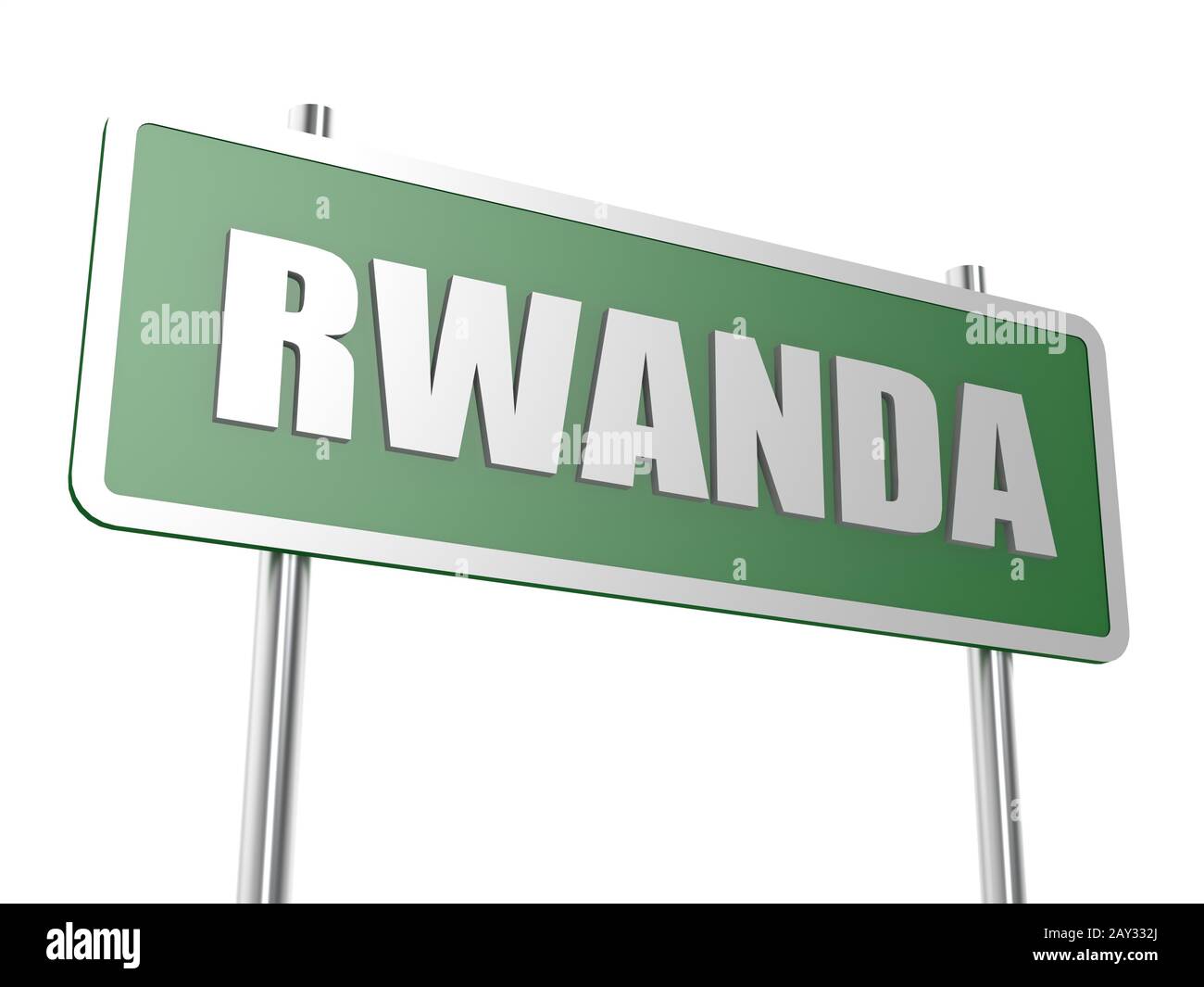 Rwanda road sign Cut Out Stock Images & Pictures - Alamy