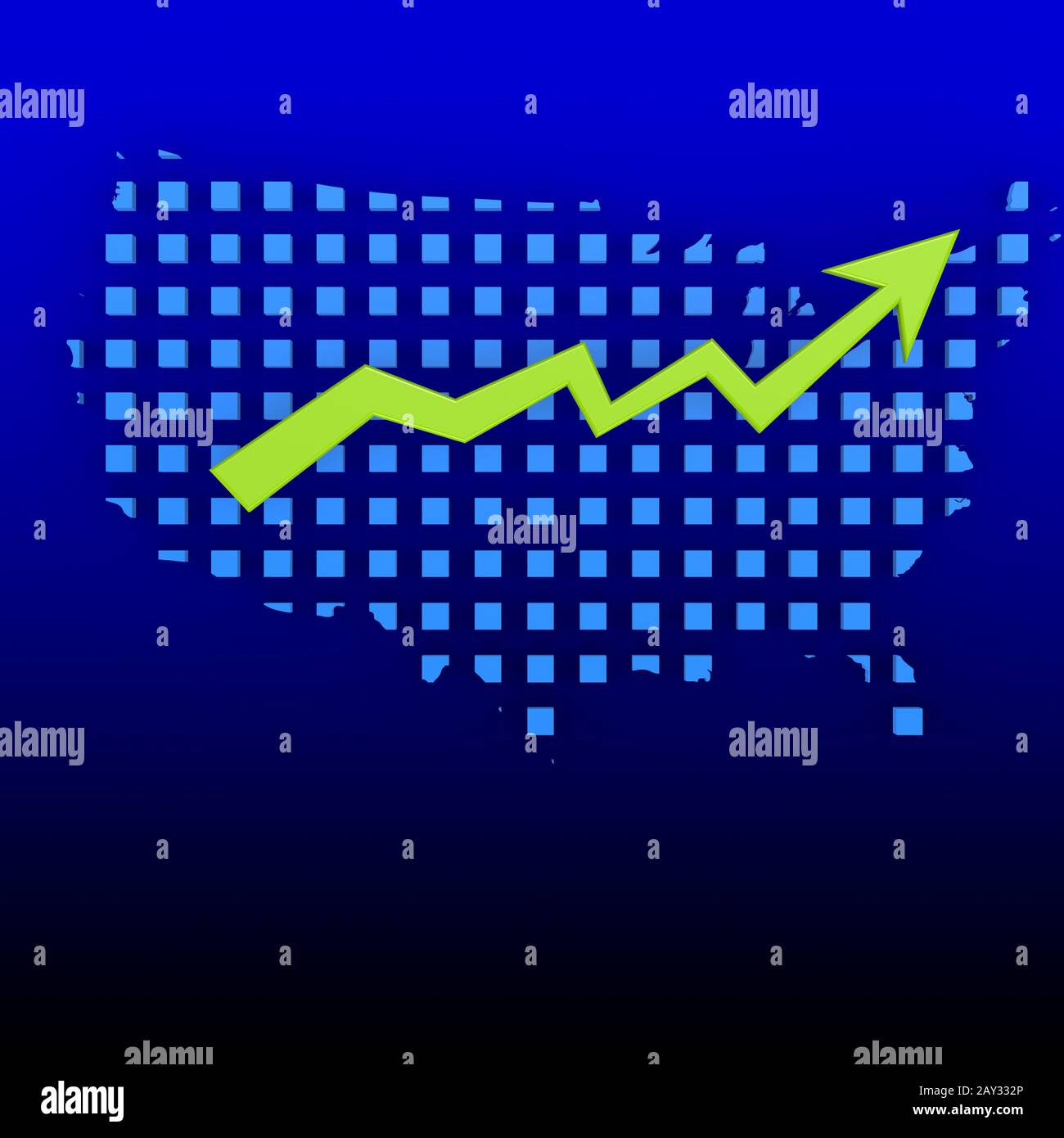 USA arrow up Stock Photo - Alamy