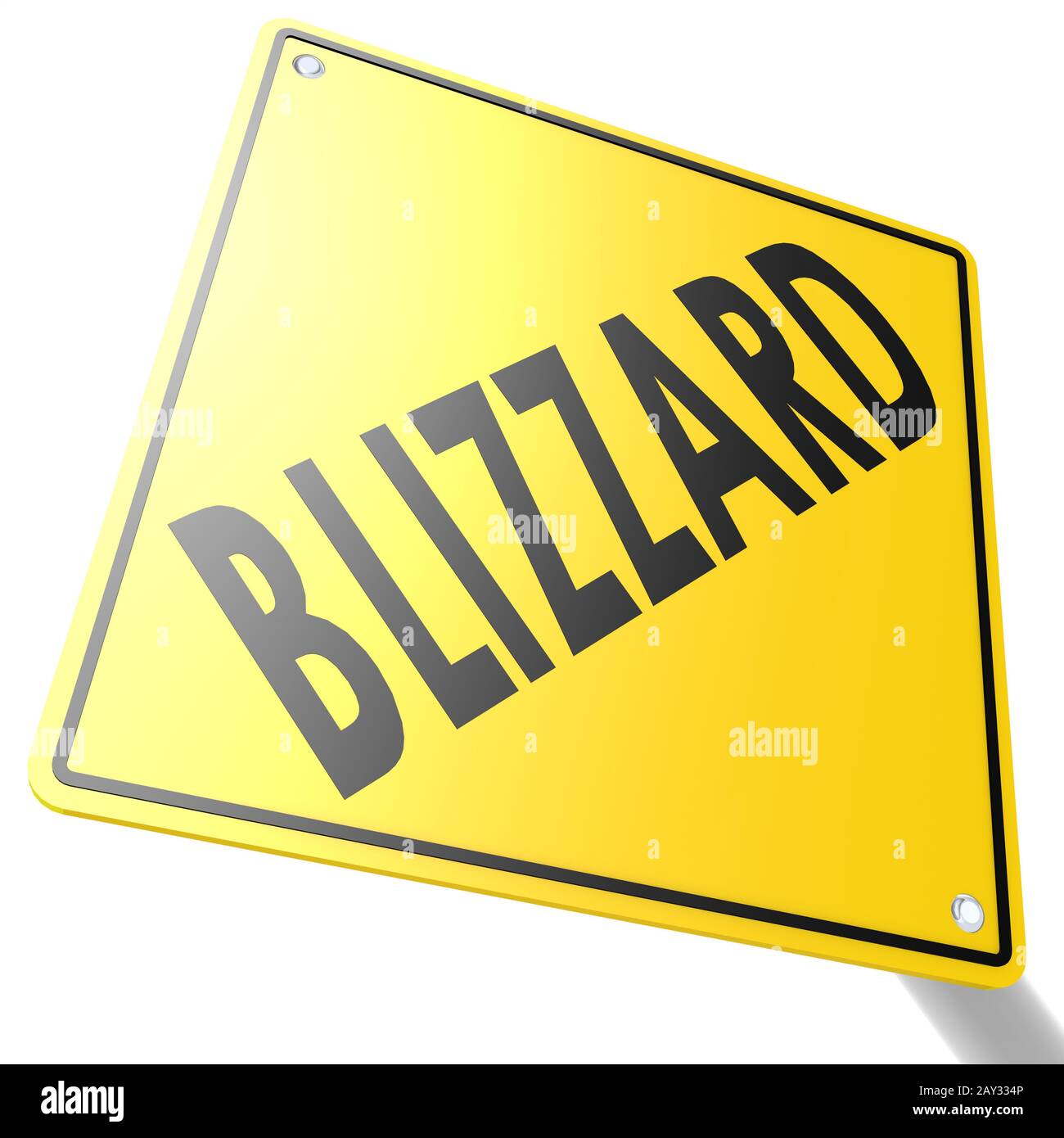 Blizzard warning, sign hi-res stock photography and images - Alamy