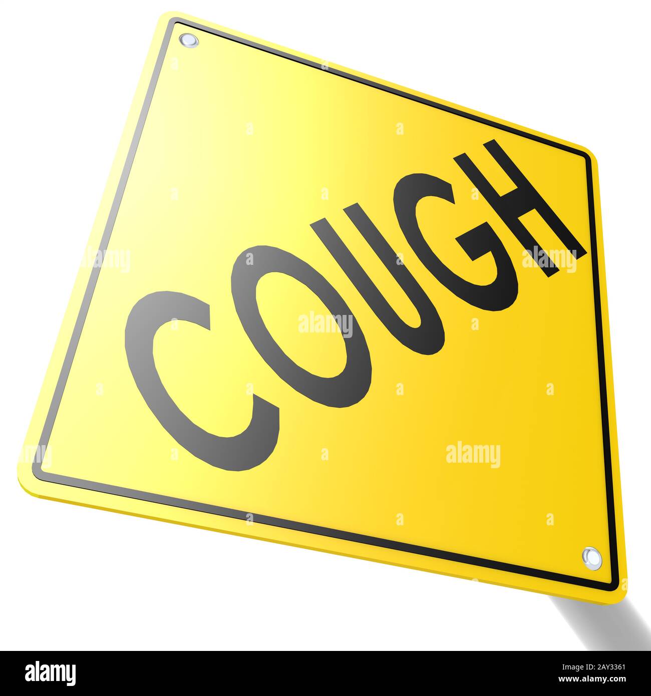 Road sign with cough Stock Photo - Alamy
