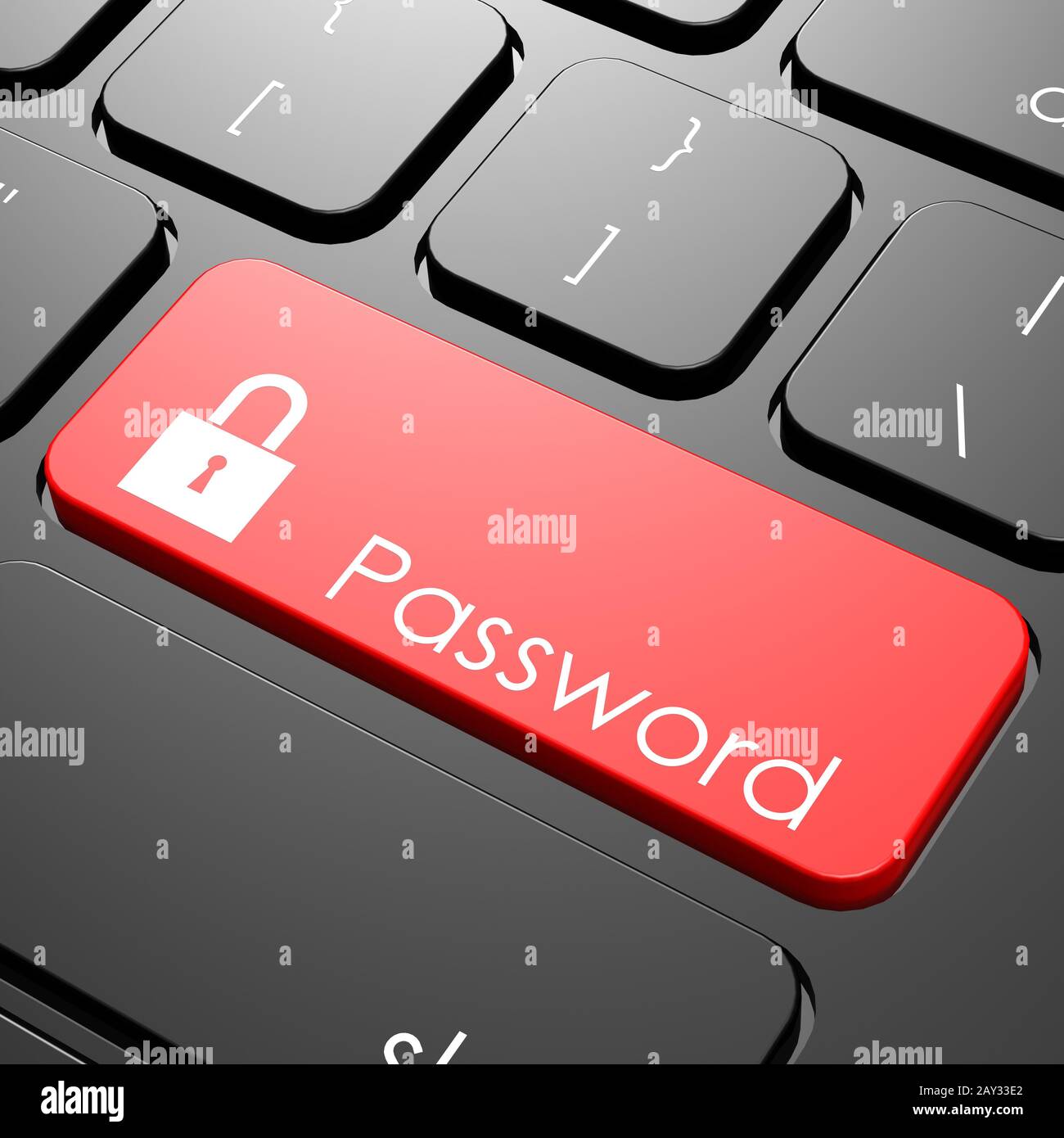 Password keyboard hi-res stock photography and images - Alamy