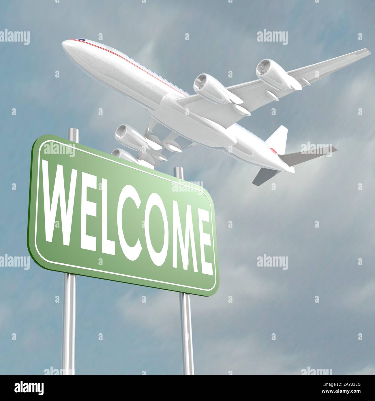 Airplane sign hi-res stock photography and images - Alamy