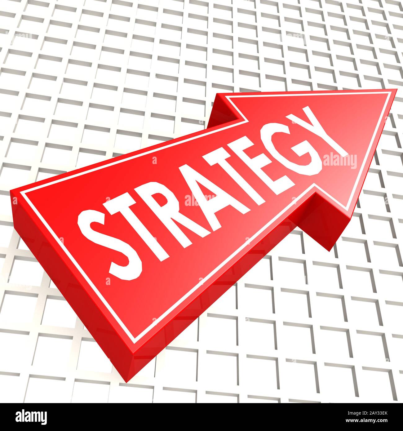 Strategy arrow with graph background Stock Photo - Alamy