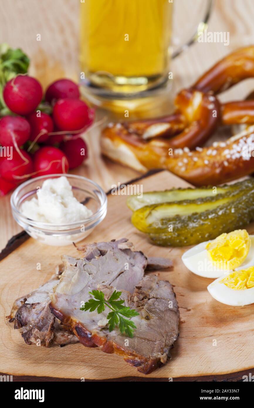 cold pork loin in slices Stock Photo - Alamy