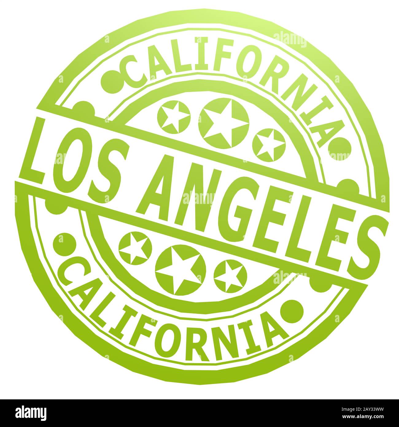 Los Angeles stamp Stock Photo - Alamy