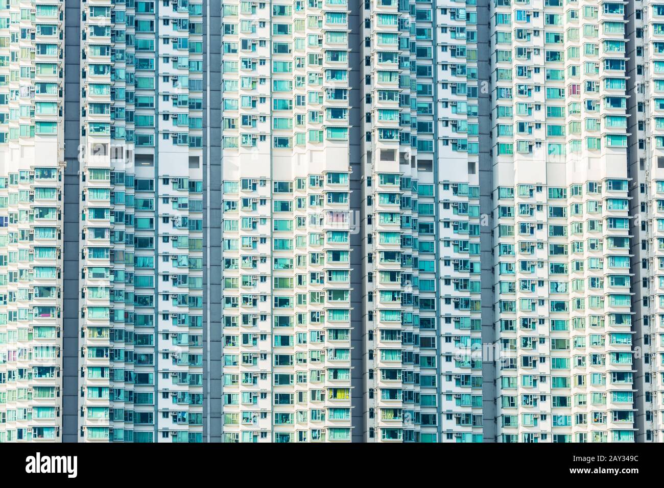 Hign density residential building in Hong Kong Stock Photo - Alamy