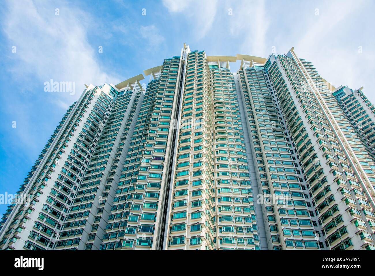 Hign density residential building in Hong Kong Stock Photo - Alamy