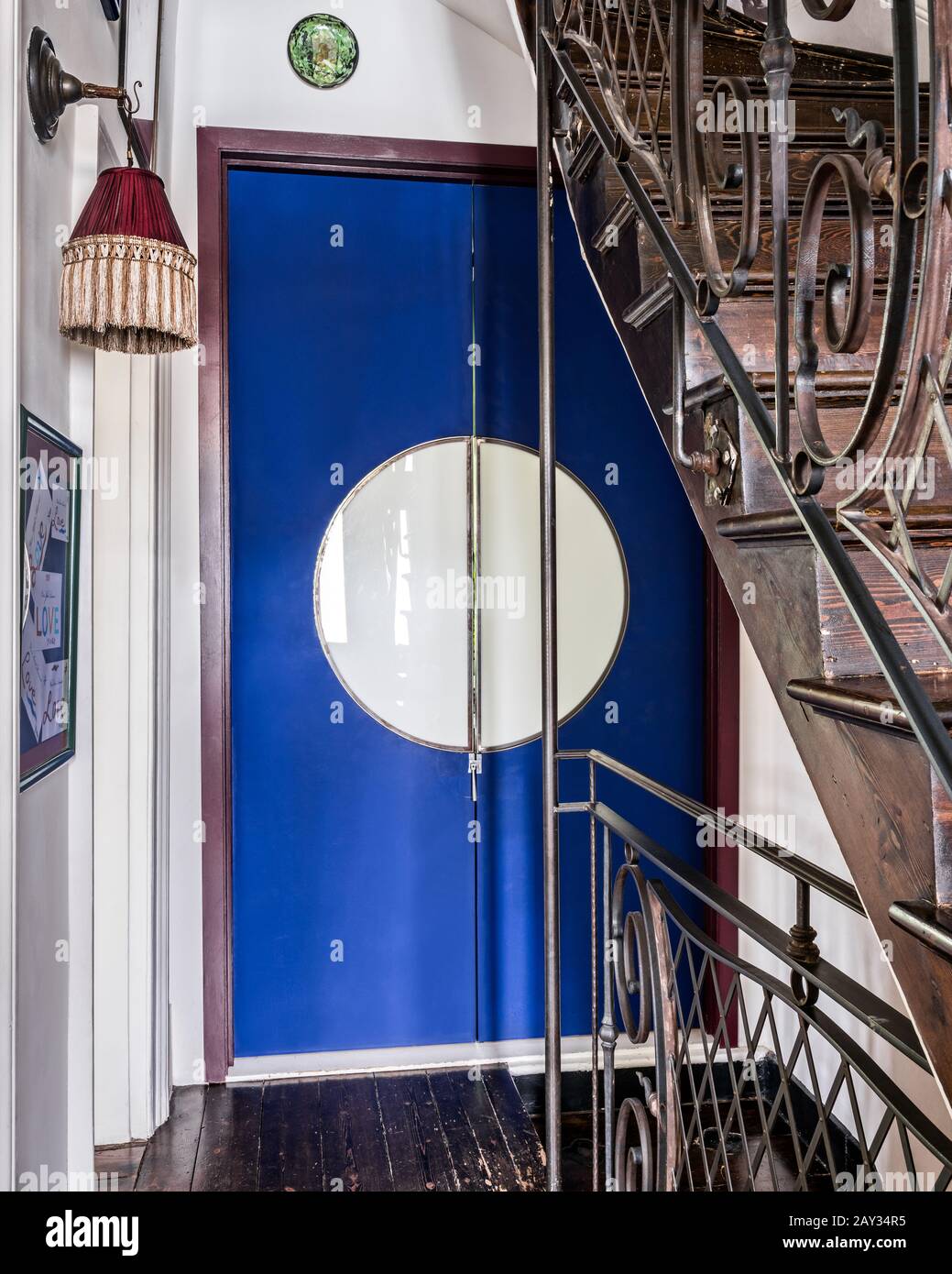 Door light blue hi-res stock photography and images - Alamy