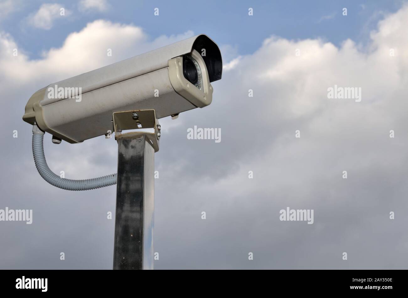 Outdoor Security cctv camera Stock Photo - Alamy