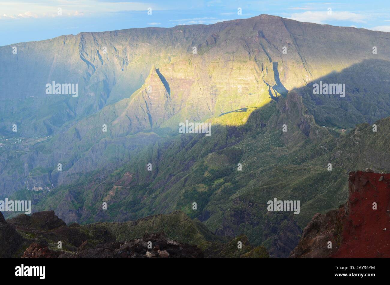 Reunion island highest point hi-res stock photography and images - Alamy