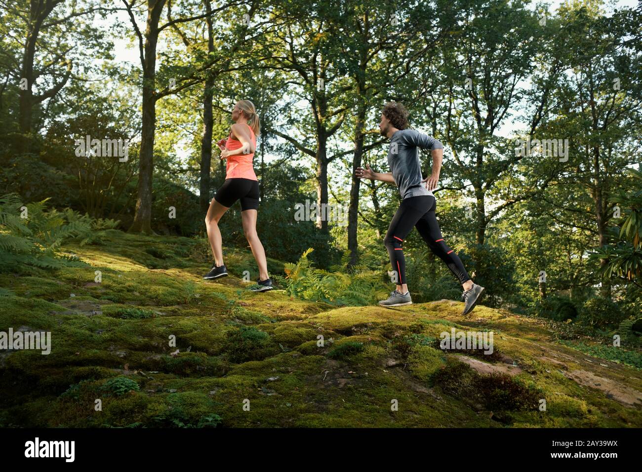Couple sport jogging hi-res stock photography and images - Alamy