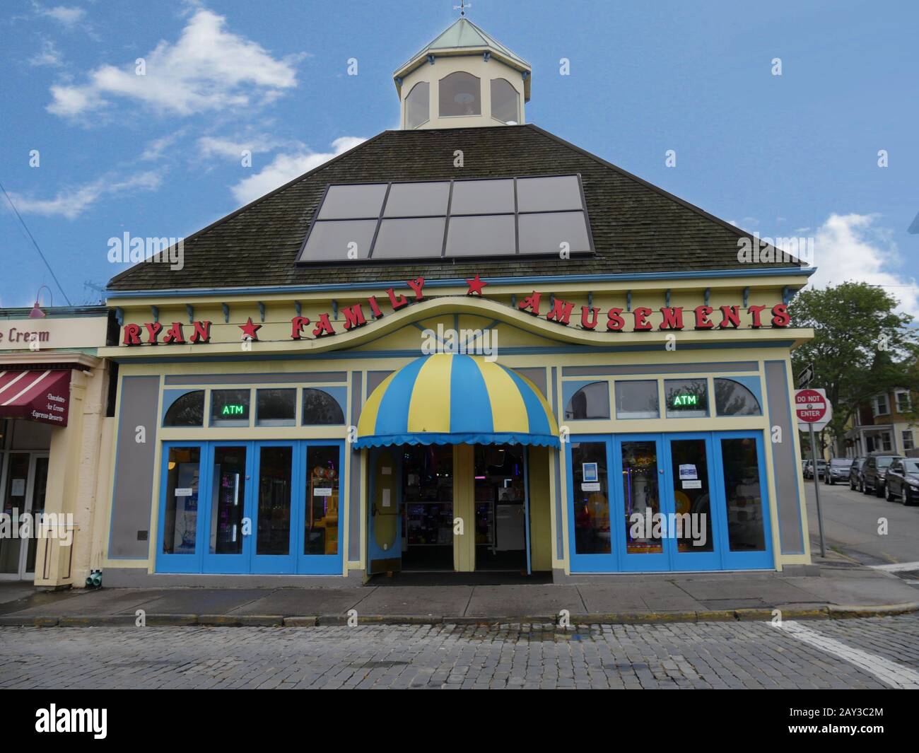 Newport, Rhode Island-September 2017: Ryan Family Amusements, a popular ...