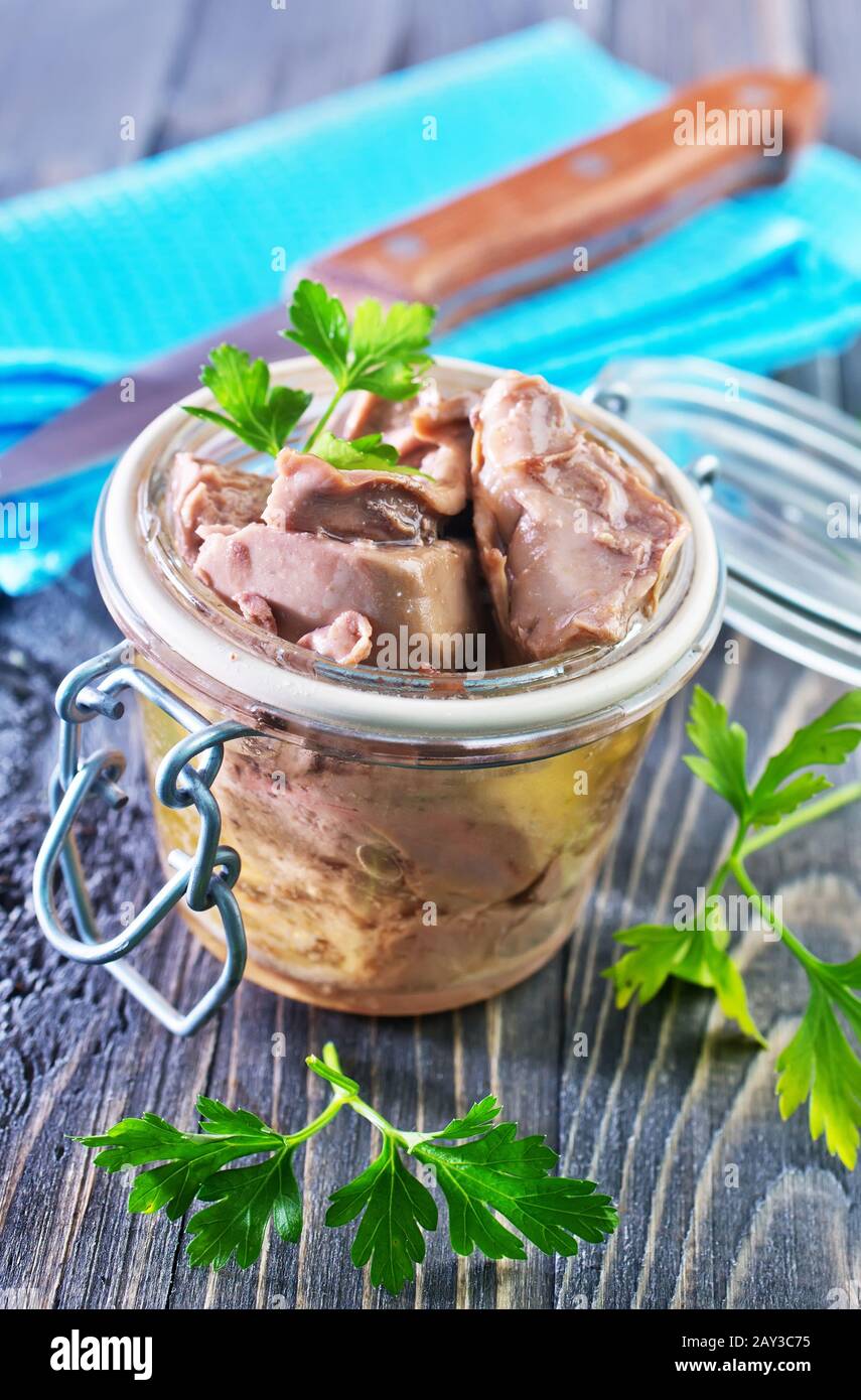 liver of cod Stock Photo - Alamy