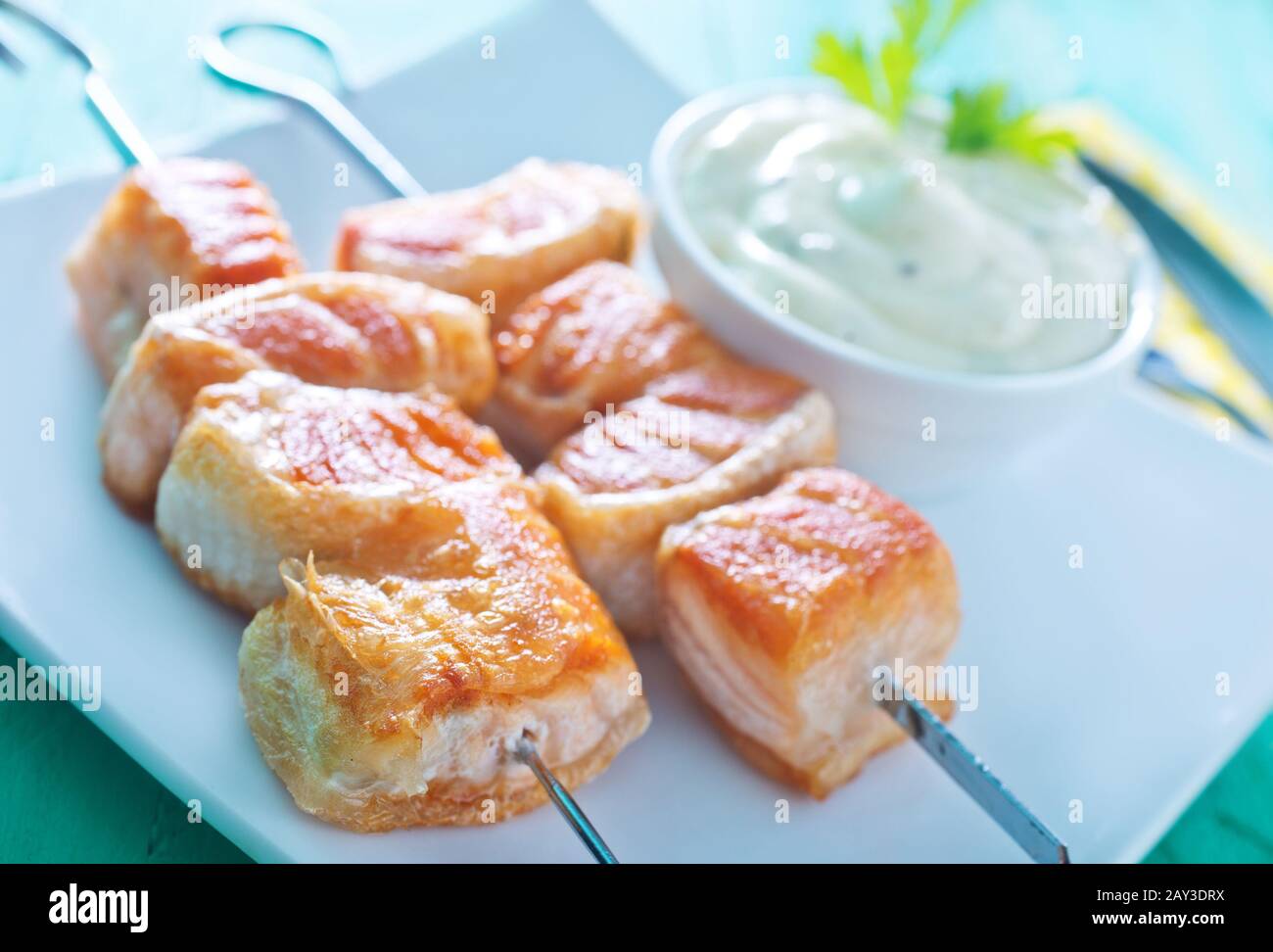 fish on plate Stock Photo - Alamy