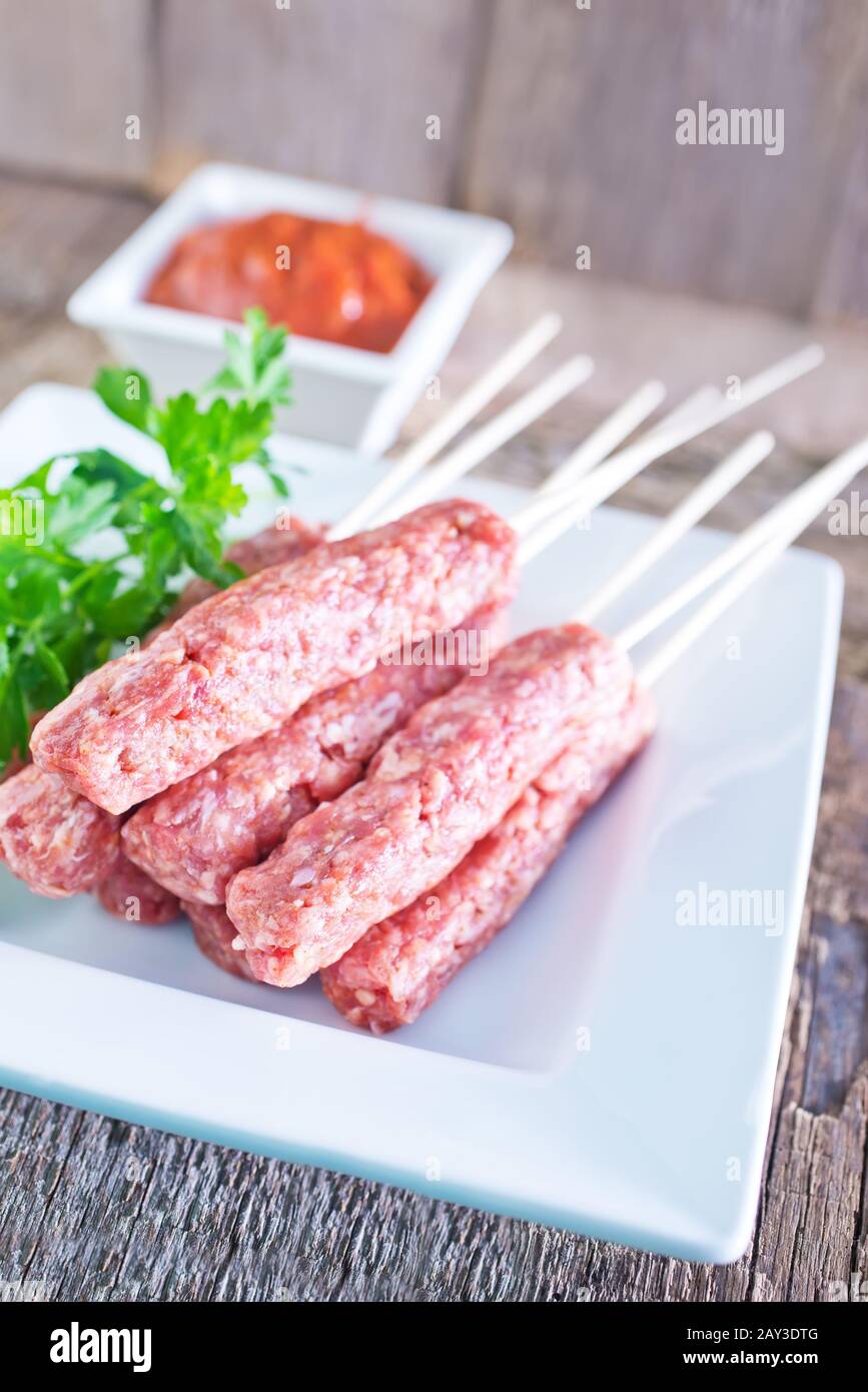 Turkish Traditional Sish Meat Kebab Stock Photo - Alamy