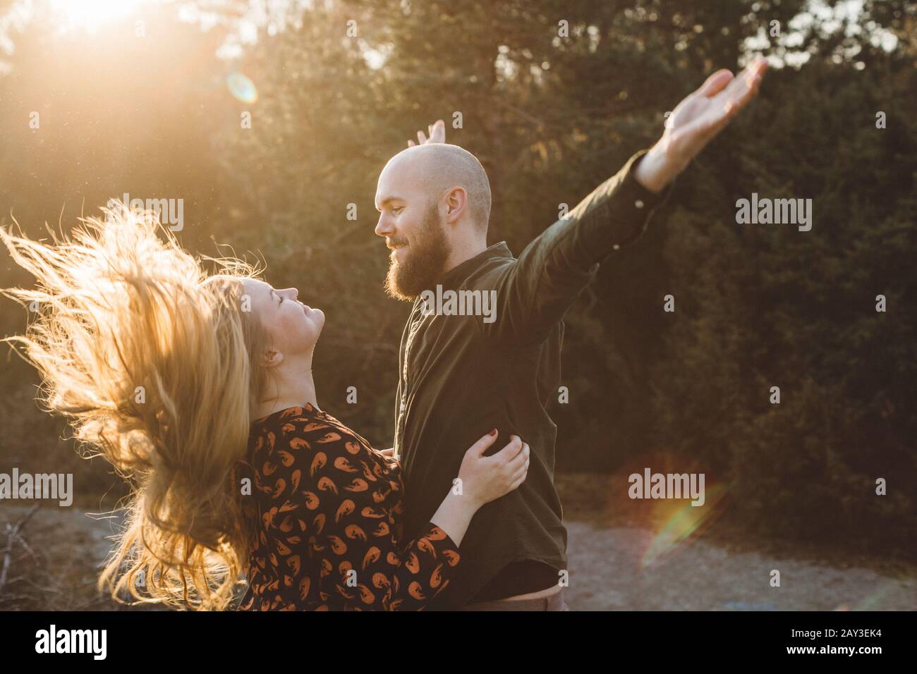 Happy couple together Stock Photo - Alamy