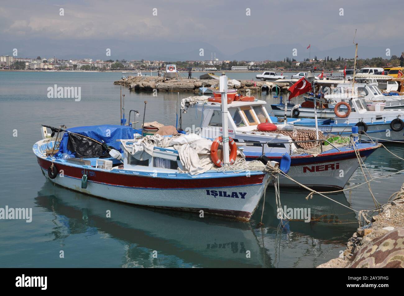Port in Side, Turkey Stock Photo - Alamy