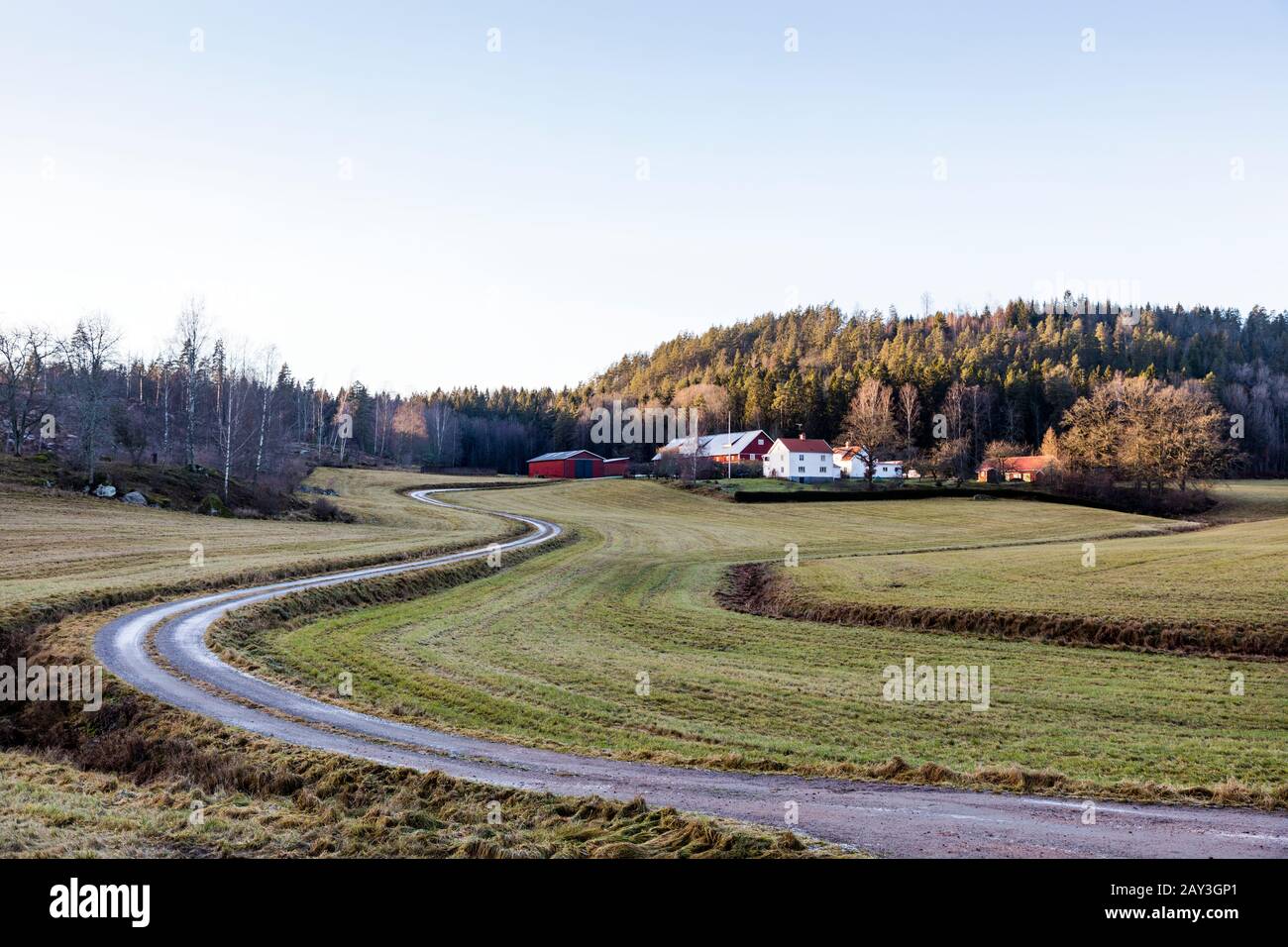 View of rural landscape Stock Photo - Alamy