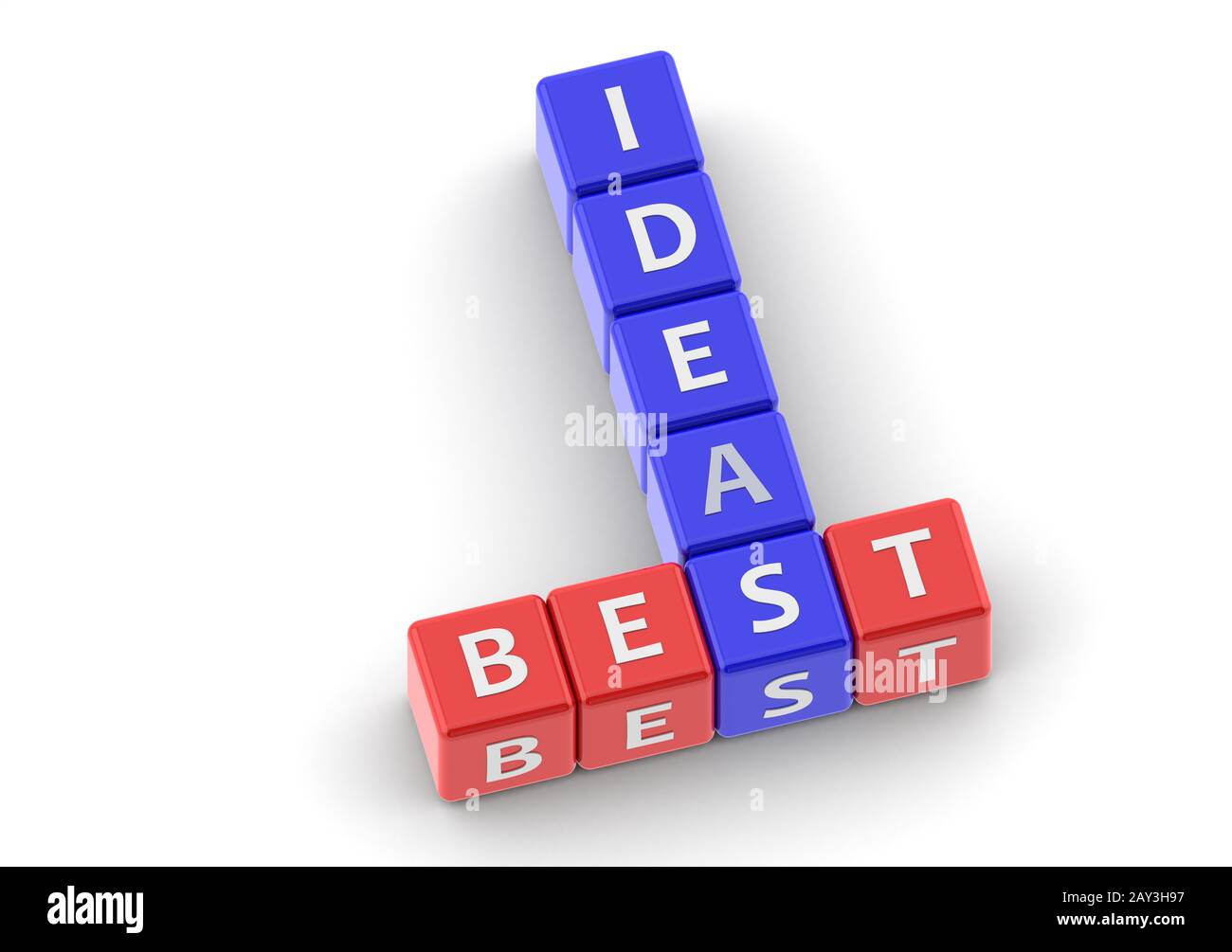 Buzzwords best ideas Stock Photo - Alamy