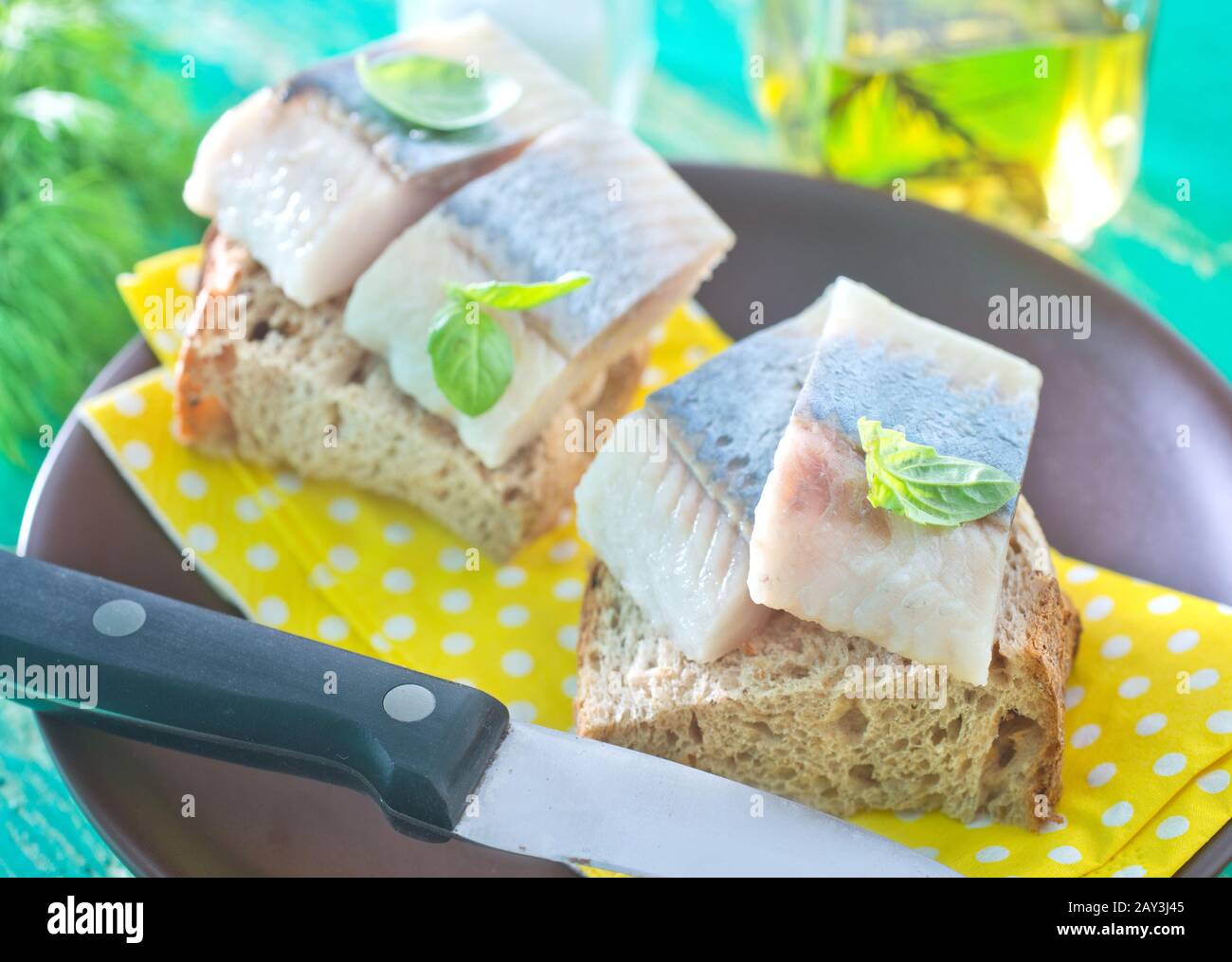 fish on plate Stock Photo - Alamy