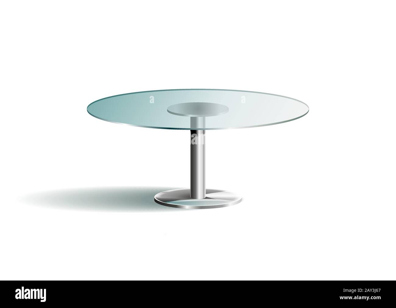 Modern glass table Stock Vector Image & Art - Alamy