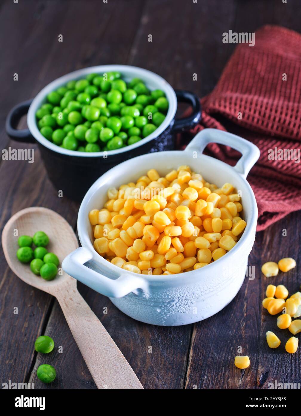 corn and peas Stock Photo - Alamy