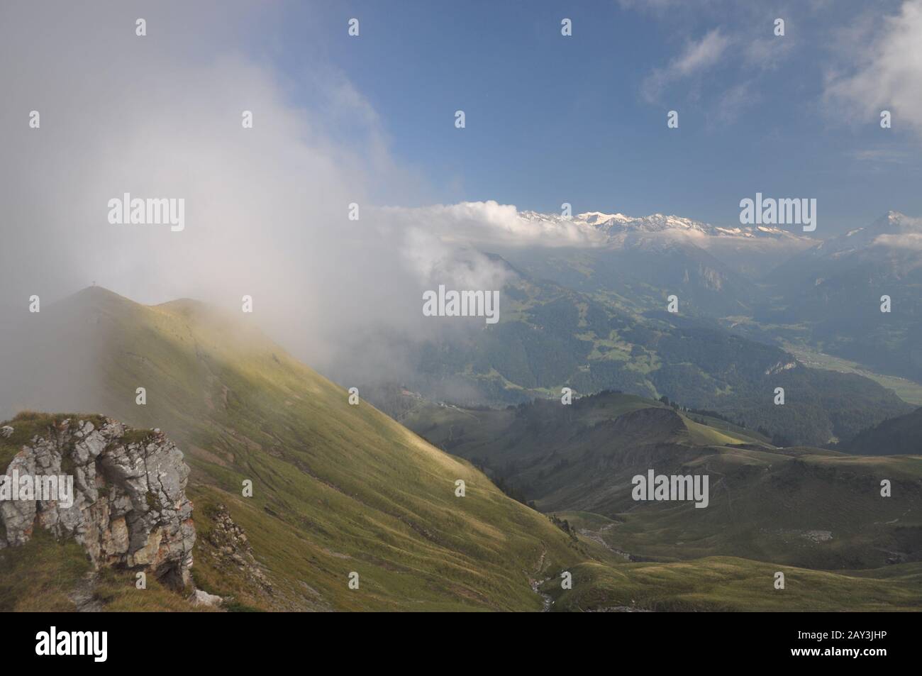 View to the Urner Alps Stock Photo - Alamy