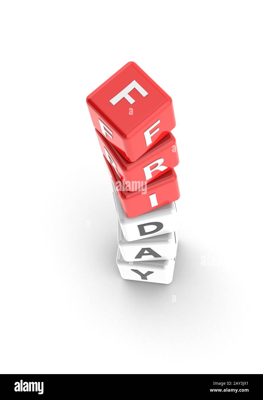 Friday puzzle word Stock Photo - Alamy