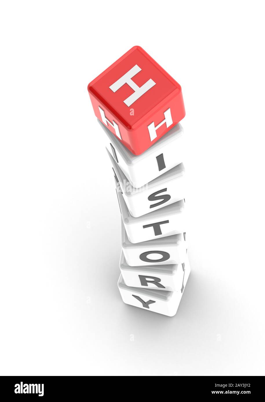 History puzzle word Stock Photo - Alamy